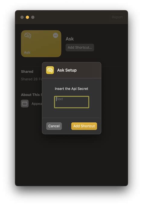 IOS Shortcut Chat GPT