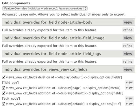 Features And Overrides Part III Phase