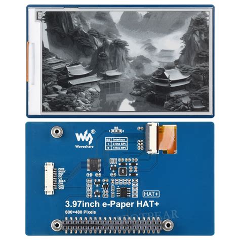 raspberry pi 3 97 inch e paper link bw 800x480 for arduino jetson stm32 esp32