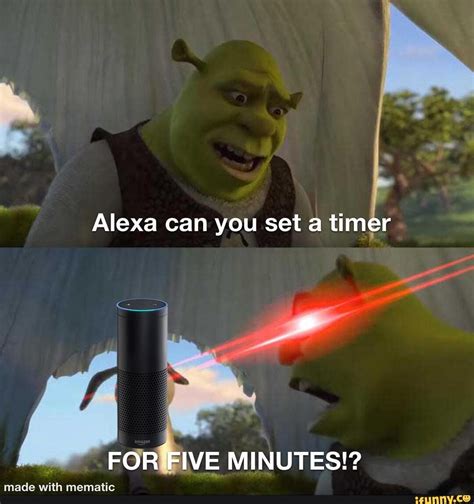 Alexa Can You Set A Timer FOR FIVE MINUTES IFunny