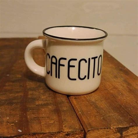 Mini Cafecito Mug Customizable For Colada Or Espresso Etsy