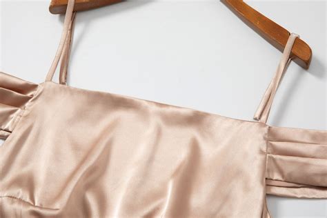 Maia Plus Size Champagne Gold Satin Evening Dress Hello Curve