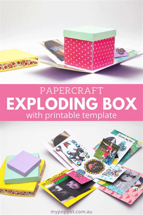 Diy Exploding T Box Try This Fun Papercraft Idea My Poppet Makes Diy Exploding T Box Try This Fun Papercraft Idea My Poppet Makes