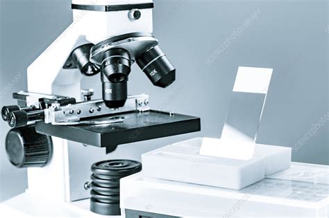 Light Microscope And Slide Stock Image F0214784 Science Photo