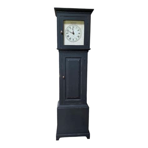 Old Farmhouse Primitive Colonial Home Grandfather Clock Grandfather