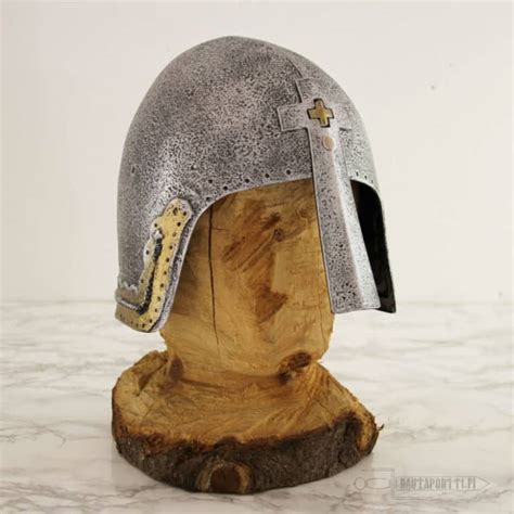 Bascinet With Nose Guard Plastic Irongate Armory