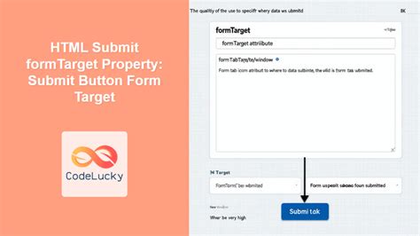 Html Form Submit Method Submitting Forms Programmatically Codelucky