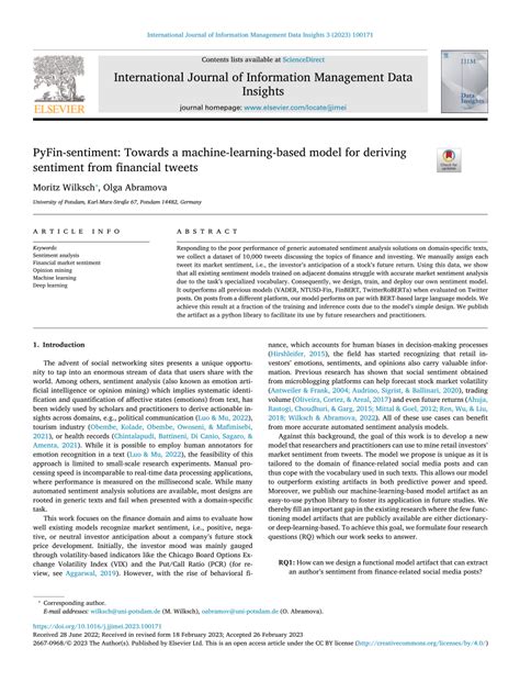 Pdf International Journal Of Information Management Data Insights
