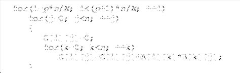 C Representation Of The Matrix Multiplication Algorithm Executed By Download Scientific Diagram
