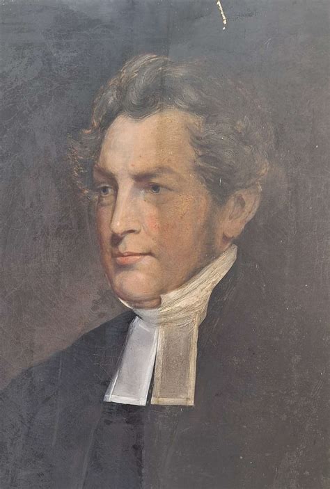 Near 200 Year Old Portrait Of Henry William Majendie Vicar Of Speen