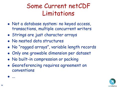Ppt Netcdf Data Model Programming Interfaces Conventions And Format Powerpoint Presentation