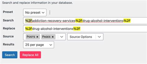 How To Search And Replace Urls In Visual Composer Search And Replace