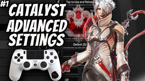1 kills on catalyst custom alc settings apex legends youtube