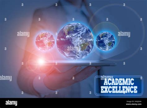 Handwriting Text Writing Academic Excellence Conceptual Photo Achieving High Grades And