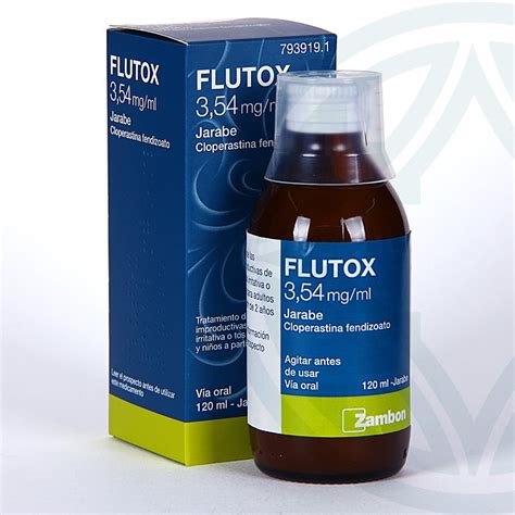 Flutox Jarabe 3 54 Mg Ml 120 Ml Cloperastina Farmacia Jiménez