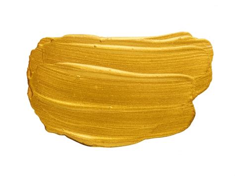 골드 아크릴 수채화 물감 페인트 브러시 스트로크 무료 핸드 드로잉 텍스처 프리미엄 사진