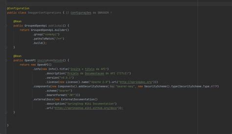 Não consigo acessar o swagger Spring Boot API Rest Segurança da API Cache e Monitoramento