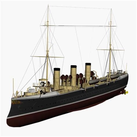Aviso Wacht Imperial German Navy 3d Model 59 Max Free3d