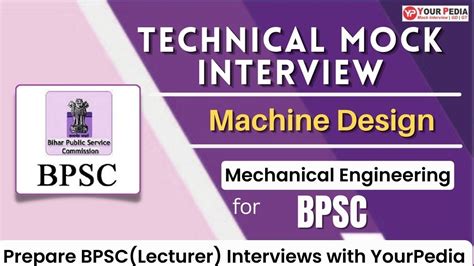 Machine Design Mock Interview For BPSC How To Prepare For BPSC Lecturer Interviews