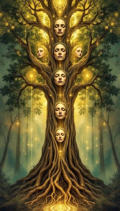 Free Ancestral Tree Illuminated Image Download At Stockcake