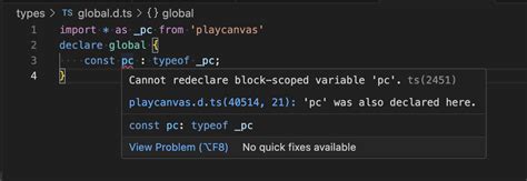 Solved Enabling Typescript Support By Using Playcanvas Ts Template