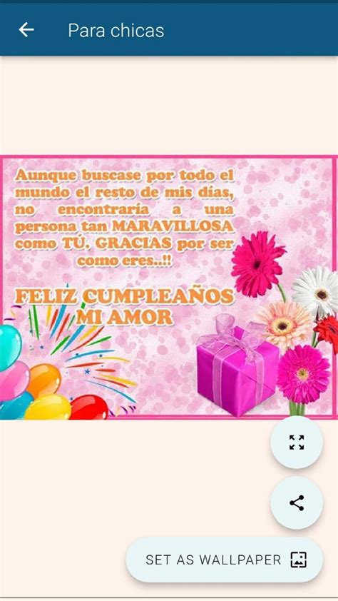 Android 용 Feliz Cumpleaños mi Amor 다운로드