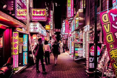 Neon Lights In Tokyo By Xavier Portela Fubiz Media
