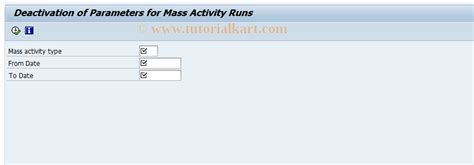 FPPARHID SAP Tcode Hide Parameter Records