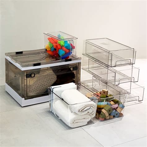 다용도 투명 리빙박스 수납 팬트리 아기장난감 주방 화장실 정리함 감도 깊은 취향 셀렉트샵 29cm
