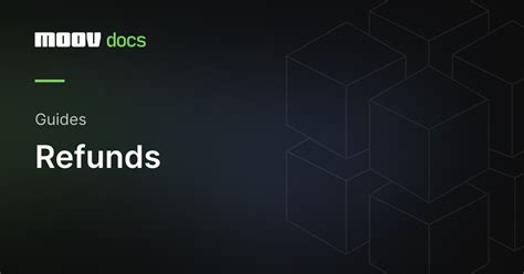 Refunds Moov Documentation