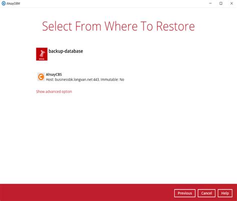 Hướng Dẫn Restore Dữ Liệu Mssql Bằng Bussiness Backup Trên Window