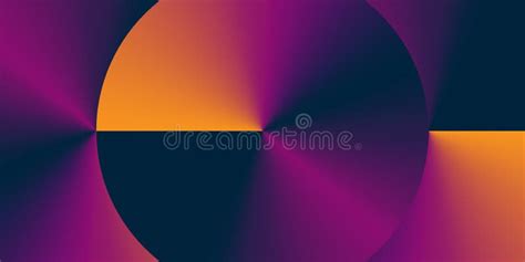 Dark Colorful Futuristic Conical Gradient Background Retro Style