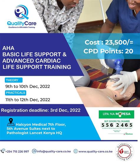 Aha Basic Life And Advanced Cardiac Life Support Training At Halcyon