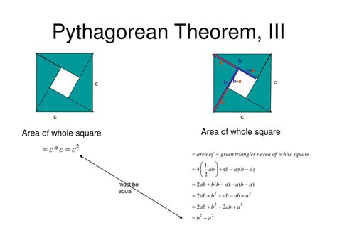PPT Pythagorean Theorem PowerPoint Presentation Free Download ID