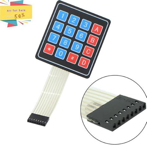 Jual Sale 10pcs Membran Switch Keypad Keyboard 16 Tombol 4x4 Untuk Arduino Shopee Indonesia