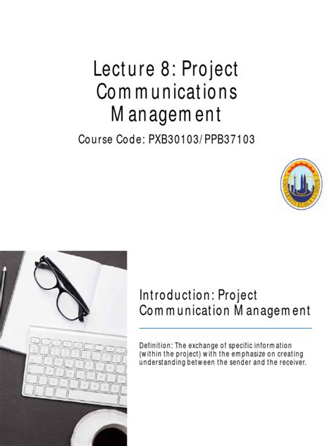 Lecture 8 Project Communication Management Pdf Communication Information
