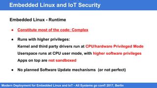 Modern IoT And Embedded Linux Deployment Berlin PPT