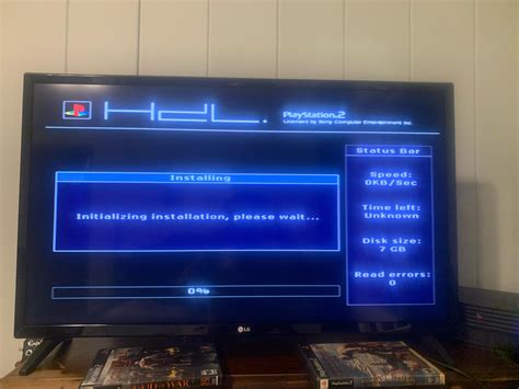 Ps2 With Added Hdd And Fmcb Formatted The Hdd And Hdl Can Read Hdd And All That But I Get To