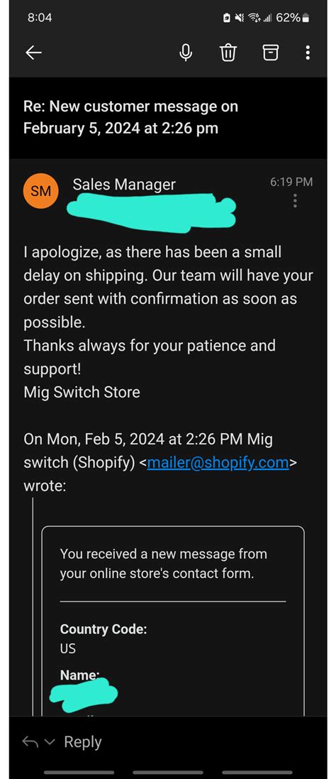 Mig Switch Shipping Update R Flashcarts