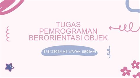 Python For Loops Tugas Video Pemrograman Berorientasi Objek Ni Wayan