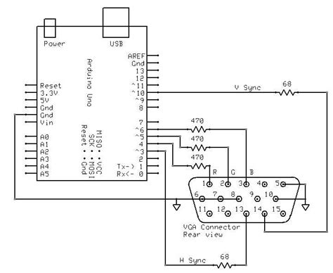 Diy Video To Vga Converter Circuit Diagram And Instructions