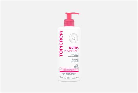 Topicrem Увлажняющее молочко для тела Ultra Hydratant 500 мл — купить в ...