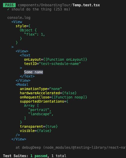 Testing With Testing Library React Native Issue Mohebifar React Native Copilot GitHub
