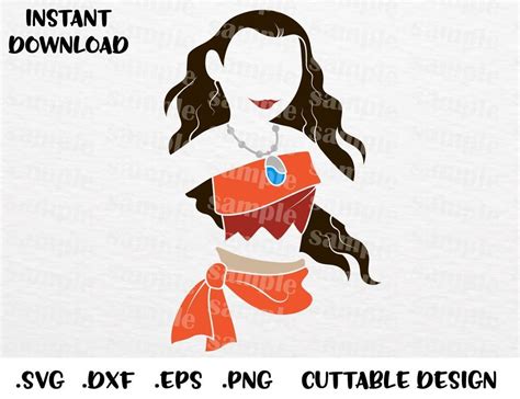 Moana Svg Disney Svg Disney Princess Svg Moana Silhouette Porn Sex