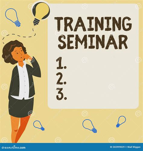 Text Showing Inspiration Training Seminar Business Idea Academic