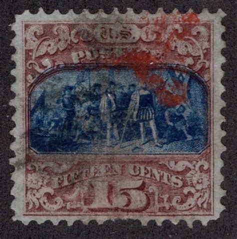 Us 119 Minor Fault ~jm 0190 United States General Issue Stamp