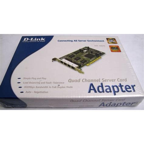 D Link Dfe 580tx 4‑port Pci Bus 10‑100mbps Fast Ethernet Server Adapter Ordi Spare