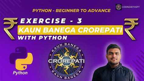 kaun banega crorepati ft python python beginner to advance