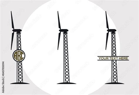 Wind Turbine SVG Cut File Wind Turbines Landscape Svg Wind Energy Svg Windmill Svg Electric