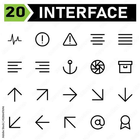 User Interface Icon Set Include Activity Analytic Chart Performance